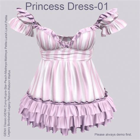 Second Life Marketplace Ss Princess Dress 01