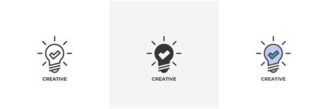 Creative Icon Line Solid And Filled Outline Colorful Version Outline And Filled Vector Sign