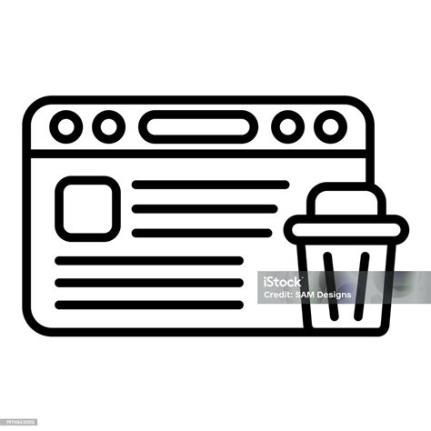 Data Erasure Icon Stock Illustration Download Image Now Data
