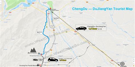 Chengdu Tour Map China Chengdu Tourist Map