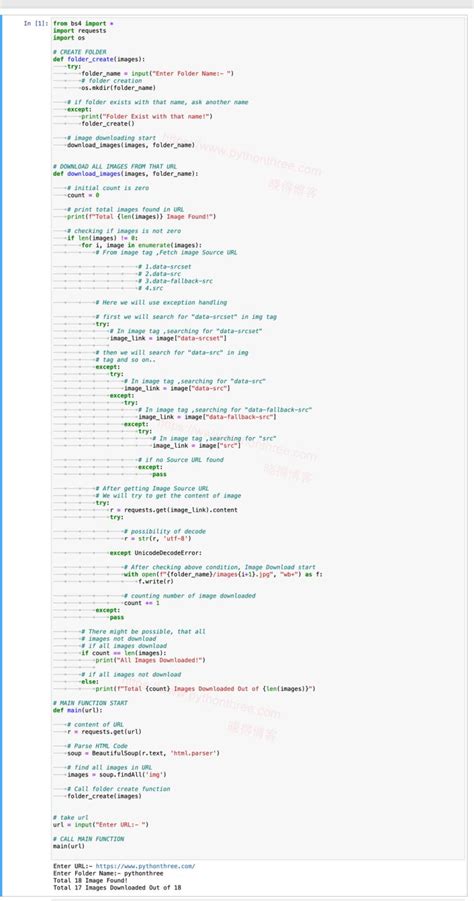 如何用python下载网页上图像 晓得博客 beautiful soup教程