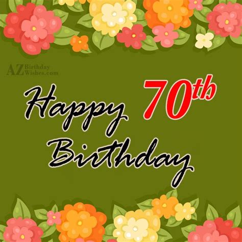 70th Birthday Wishes Birthday Images Pictures AZBirthdayWishes