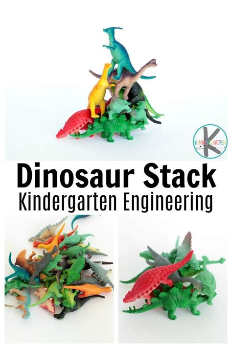 Dinosaur Stack Engineering Stem Activity For Kindergarten