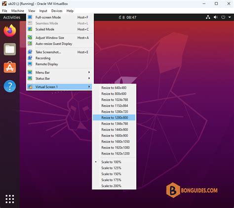 How To Set Full Screen Resolution With No Guest Additions In VirtualBox