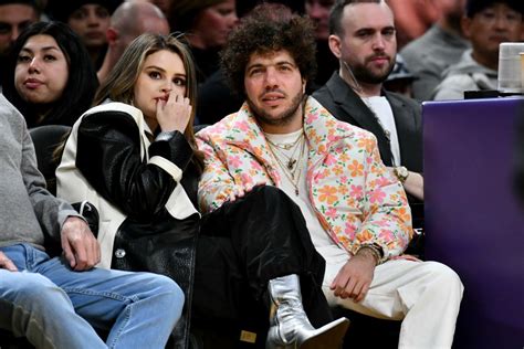 Selena Gomez And Benny Blanco At Lakers Vs Miami Heat Game At Crypto
