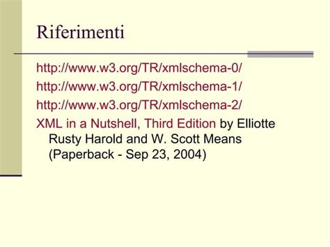 Xml Schema Xsd Ppt Free Download