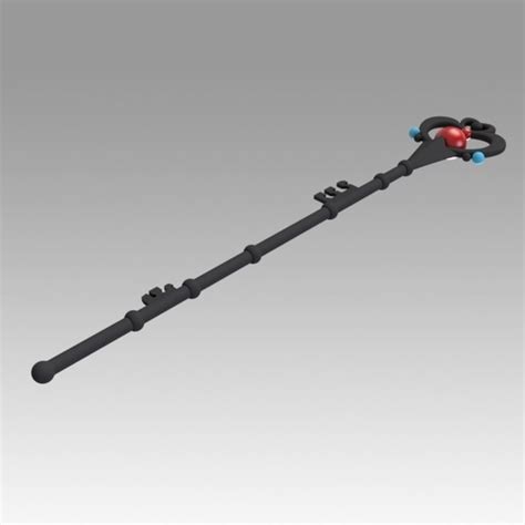 3d Printed Sailor Moon S Meiou Setsuna Sailor Pluto Cosplay Weapon By Blackeveryday Pinshape