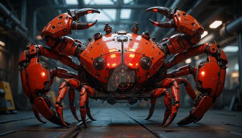 Crab Robot 001 By Summsel On Deviantart