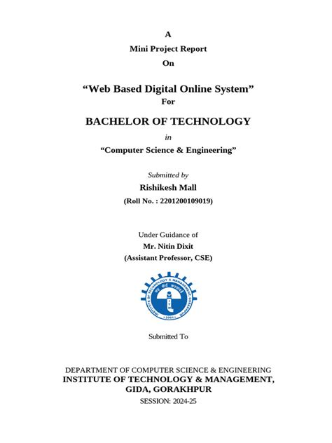 Mini Project 1 To 8 Pdf Engineering Computing