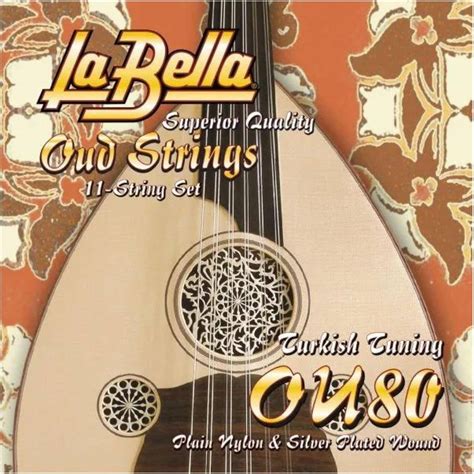 La Bella Oud Strings Aoud 12 String Set Nylon String Set Arabic Tuning Ou80a Buy Best Price