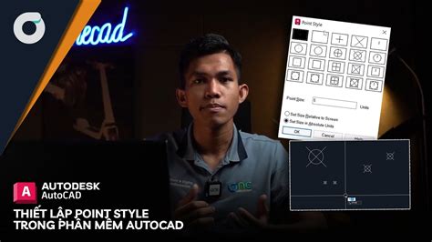 Onecadvn Autocad Tipand Trick Thiết Lập Point Style Trong Autocad Youtube