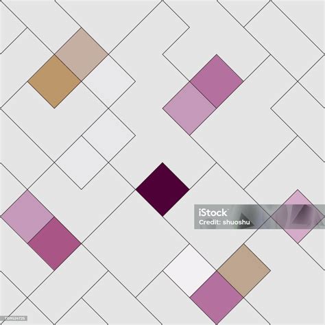Geometric Check Line Pattern Background Stock Illustration Download