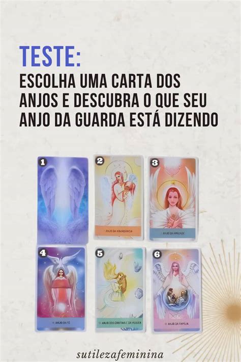 Escolha Uma Carta Dos Anjos E Descubra O Que Seu Anjo Da Guarda Está