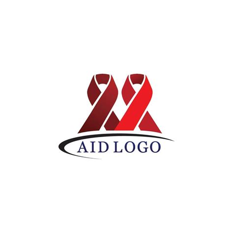 Aids Ribbon Logo And World Aids Day Vector Design 24379117 Vector Art