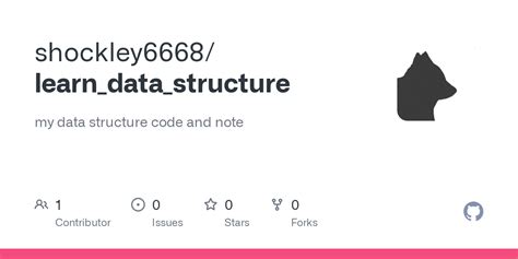 github shockley6668 learn data structure my data structure code and note