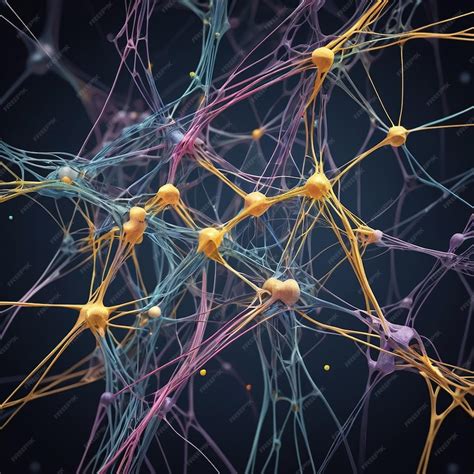Neural Network Illustration Visual representation of neural networks | Premium AI-generated image