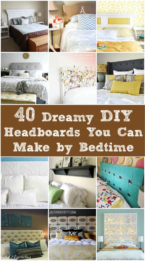 40 Dreamy Diy Headboards You Can Make By Bedtime Diy And Crafts