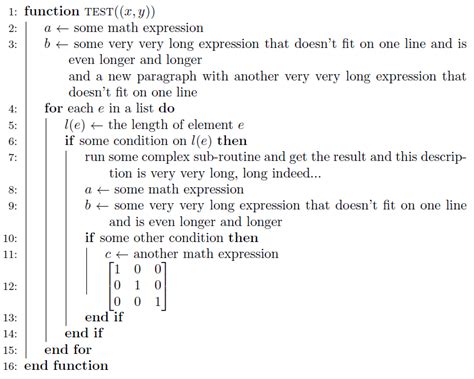 algorithms ploblems with vertical lines in algorithmicx tex latex