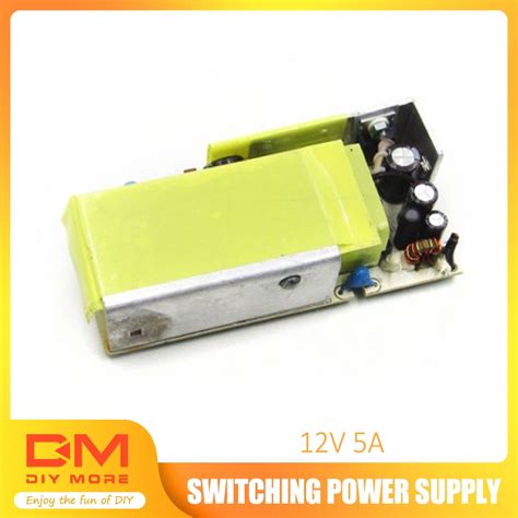 DIYMORE 12V 5A AC DC Switch Power Supply Module 5000MA Voltage Regulator Circuit Board