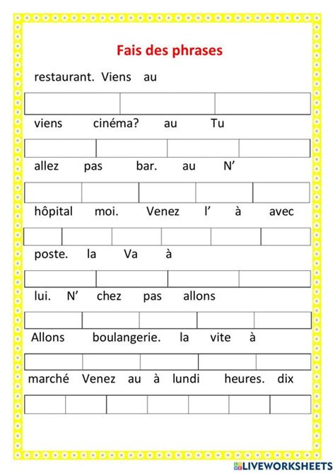 Affichages Français Le verbe être French language learning kids