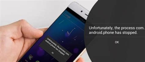 Cómo solucionar el error Se ha detenido el proceso android