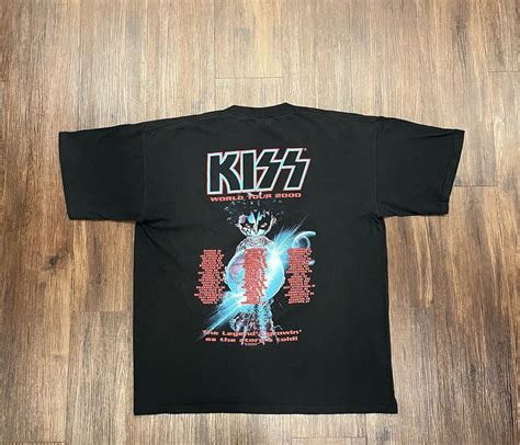 Vintage 2000 Kiss Farewell World Tour Single Stitch R Gem