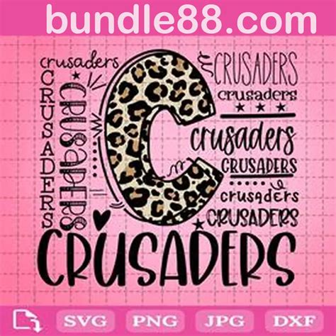 Crusaders Mascot Svg Svg Png Dxf Eps Cricut Silhouette October 2025