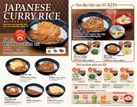 Menu Vietnam Sukiya Official Site