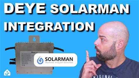 Home Assistant Deye Wechselrichter Mit Solarman HACS Integration YouTube