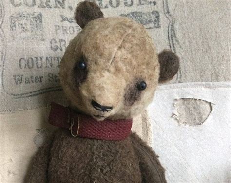 Digital Download Pattern Tiny Ted Etsy Primitive Bear Etsy Crafts To Make