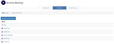 How To Restore Backup Using Acronis In CPanel Leapswitch Networks Inc