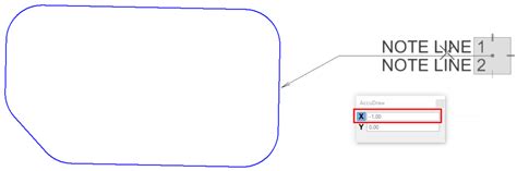 Microstation Tip Create A Two Line Note Element With The Leader Extending Between The Lines Of