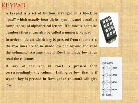 Embedded Password Based Acess Control System Using I2c Protocol Ppt Computer Peripherals