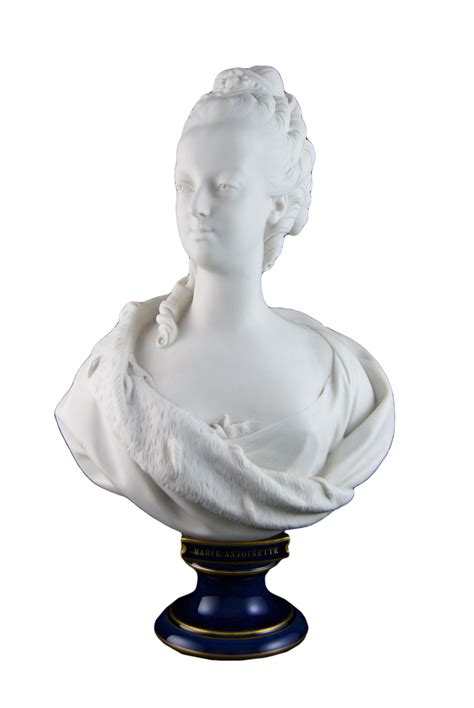 Manufacture de Sèvres Marie Antoinette Reine de France buste en