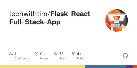 flask react full stack app readme md at main · techwithtim flask react
