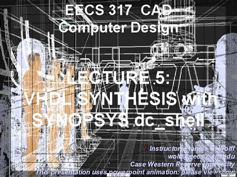 Eecs 317 Cad Computer Design Lecture 5 Vhdl