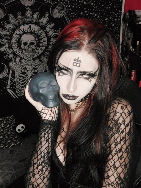 30helen19 The Satanic Bible Goth Women