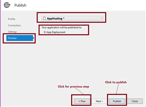 Publishing ASP NET MVC Application Using File System