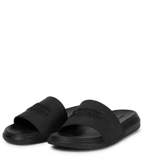 Alexander Mcqueen Logo Slides Alexander Mcqueen