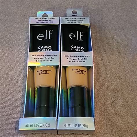 Set Of Two Elf Camo Cc Cream Light 280 N Cc Cream Foundation