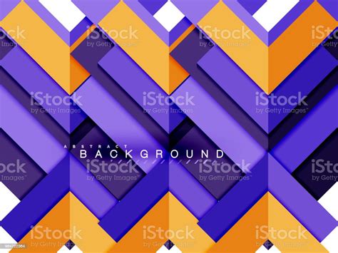 여러 가지 빛깔된 추상적인 기하학적 도형 기하학 배경 웹 배너에 대 한 0명에 대한 스톡 벡터 아트 및 기타 이미지 0명 3차원 형태 개념 Istock