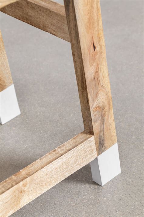 Banqueta Baixa Em Madeira De Mangueira Pid Sklum