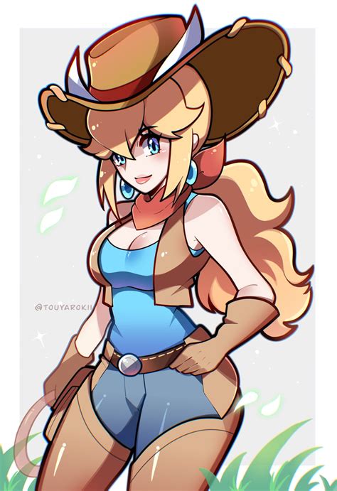 Cowgirl Princess Peach By Touyarokii Princess Peach Showtime