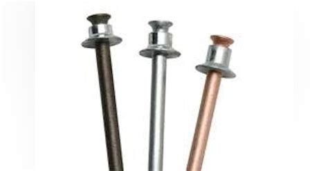 Pull Thru Pt Rivet For Use Where Clearance Is Limited And A Flush Set