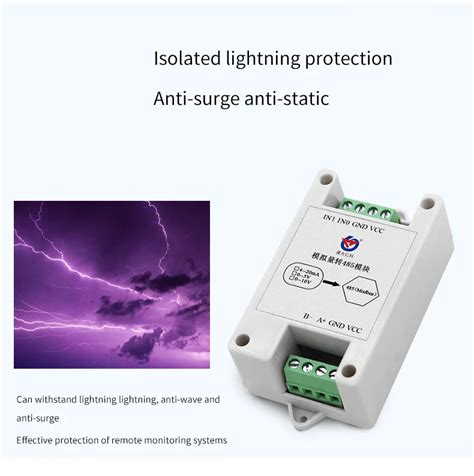 0 5V 0 10V 4 20ma To RS485 Converter Reliable Signal Transmission