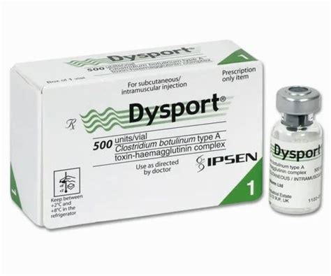 500mg Dysport Clostridium Botulinum Type A Toxin Haemagglutinin Complex