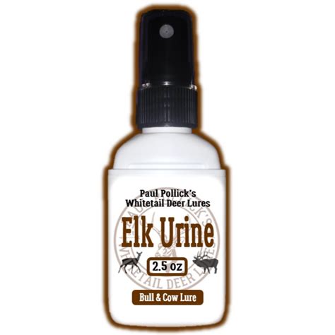 Elk Urine Bull And Cow Lure Paul Pollicks Whitetail Deer Lures