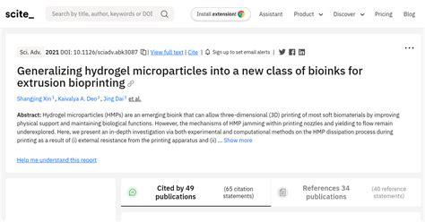 Generalizing Hydrogel Microparticles Into A New Class Of Bioinks For
