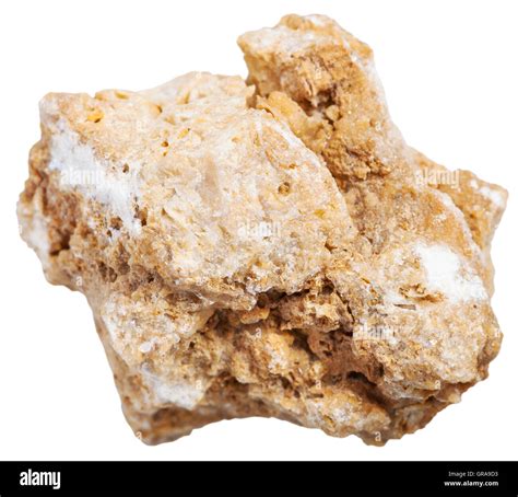 Macro Shooting Of Sedimentary Rock Specimens Travertine Mineral