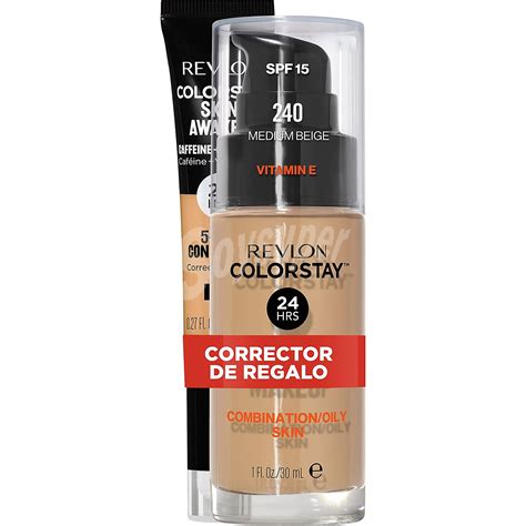 Revlon Base De Maquillaje Permanente Colorstay Acabado Mate Spf 15 Tono